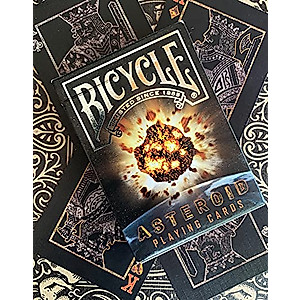 Bicycle Asteroid Playing Cards, Black
