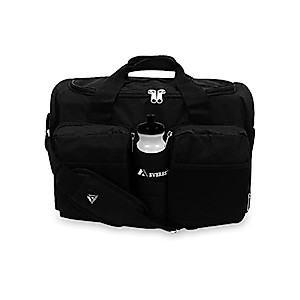 Everest Gym Bag with Wet Pocket, Black
