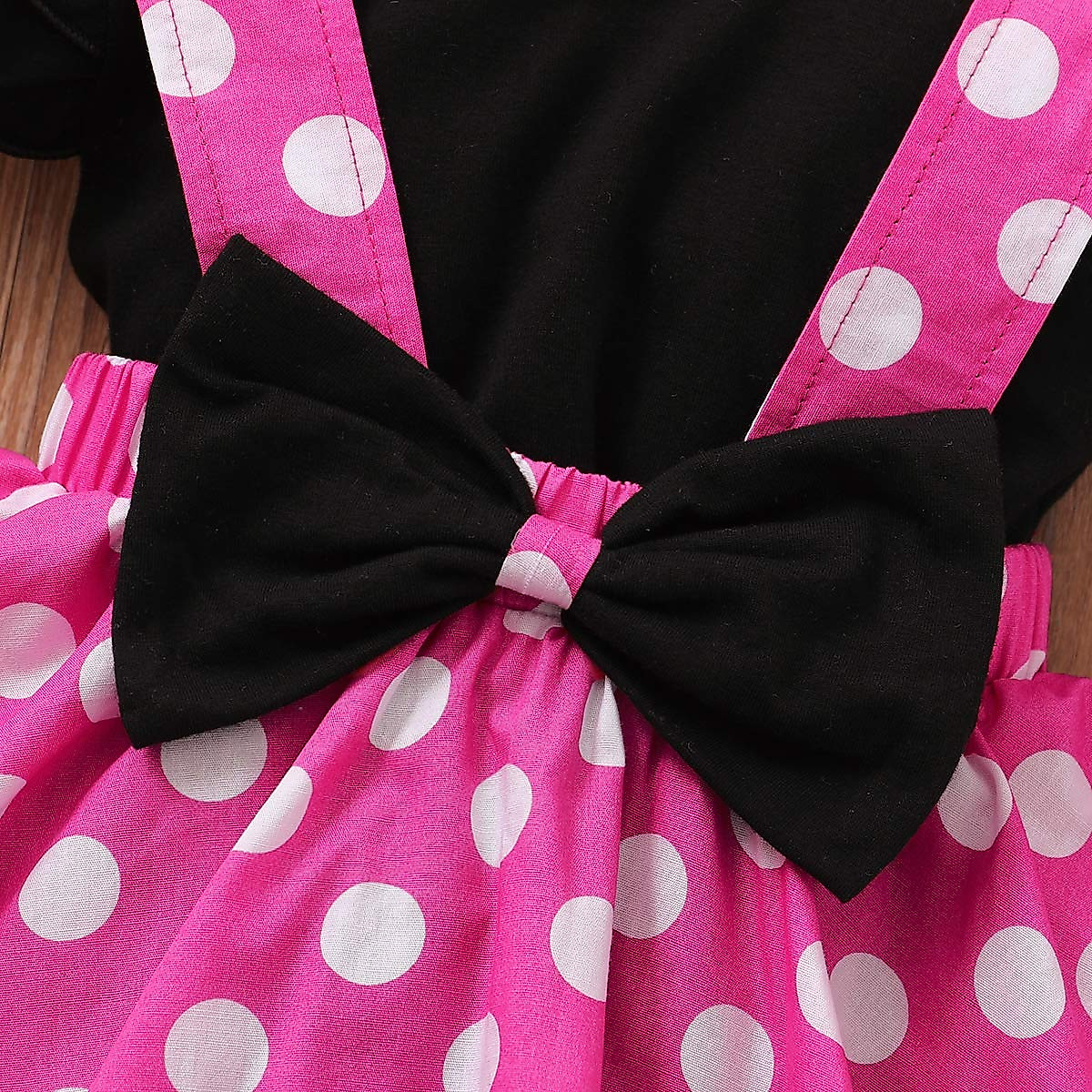 Baby Toddler Girl Polka Dots Fancy Dress Up Costume Birthday Party Tulle Dresses with Polka Dot Headband