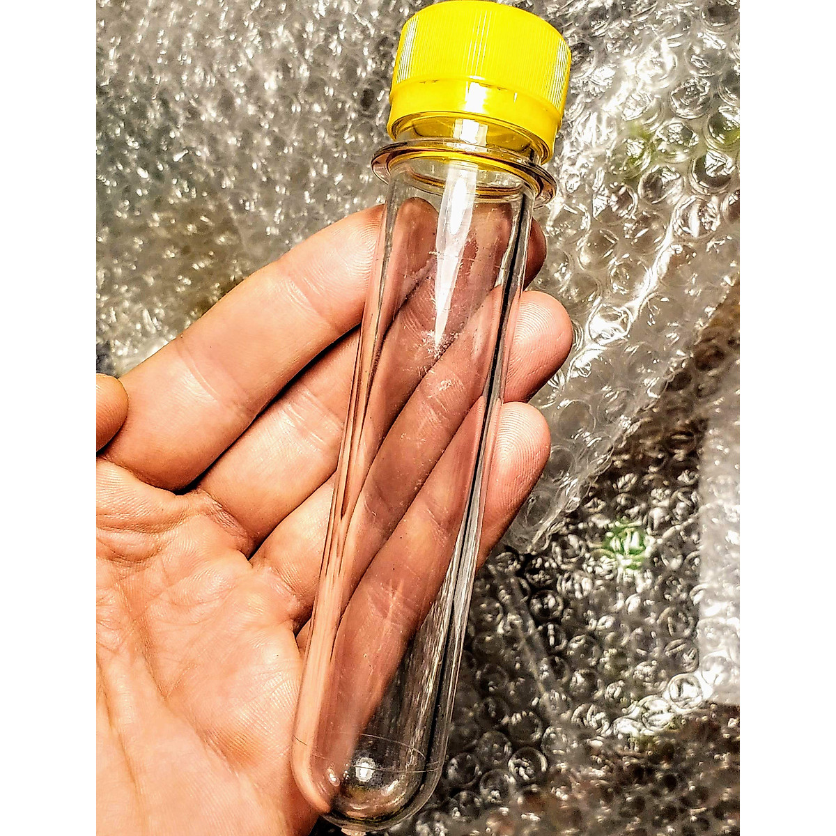 1UA Bottle Extra Large Preform 3x6.75oz and Regular 3x1.5oz (6pcs) Baby Soda Test Tubes Rugged Clear Plastic Geocache Waterproof Storage Science Experiment Container Electronics GPS Housing Unit IoT
