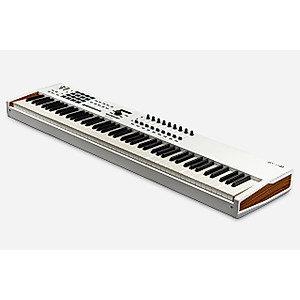 Arturia KeyLab 88 MkII 88 Key Weighted USB MIDI Keyboard Controller — Aftertouch, Velocity Sensitive, Hammer-Action, Piano Feel, With 16 Drum Pads, 9 Faders, 9 Knobs and Analog Lab V Software Included