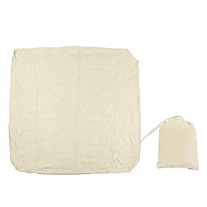 Naroote Spa Bath Rainproof Cover, Waterproof Tear Resistant Outdoor Bathtub Dust Cover Dustproof Breathable for Garden (Beige)