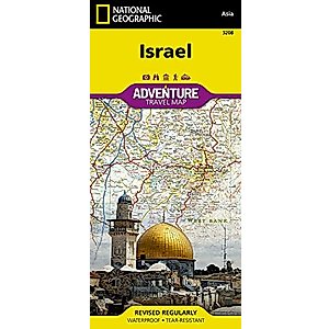 Israel Map (National Geographic Adventure Map, 3208)