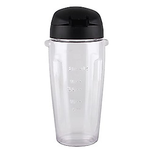 Joyparts 2PCS Replacement Parts Cups with Lids 20oz Smoothie Bottle ， Compatible with Oster Classic Series Blender