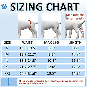 Coodeo Dog Recovery Suit, Cone Collar Alternative, Abrasion Resistant Dog Recovery Rear Sleeves, Washable 2.5mm Thick and Waterproof, Pet Wounds Prevent Licking, Biting (2XL, Blue)