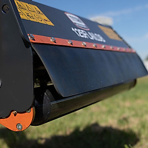 Titan Attachments 48" Offset Flail Ditch Bank Mower, Mowing Attachment for Tractors and Loaders, Cat 1, 3-Point Hitch