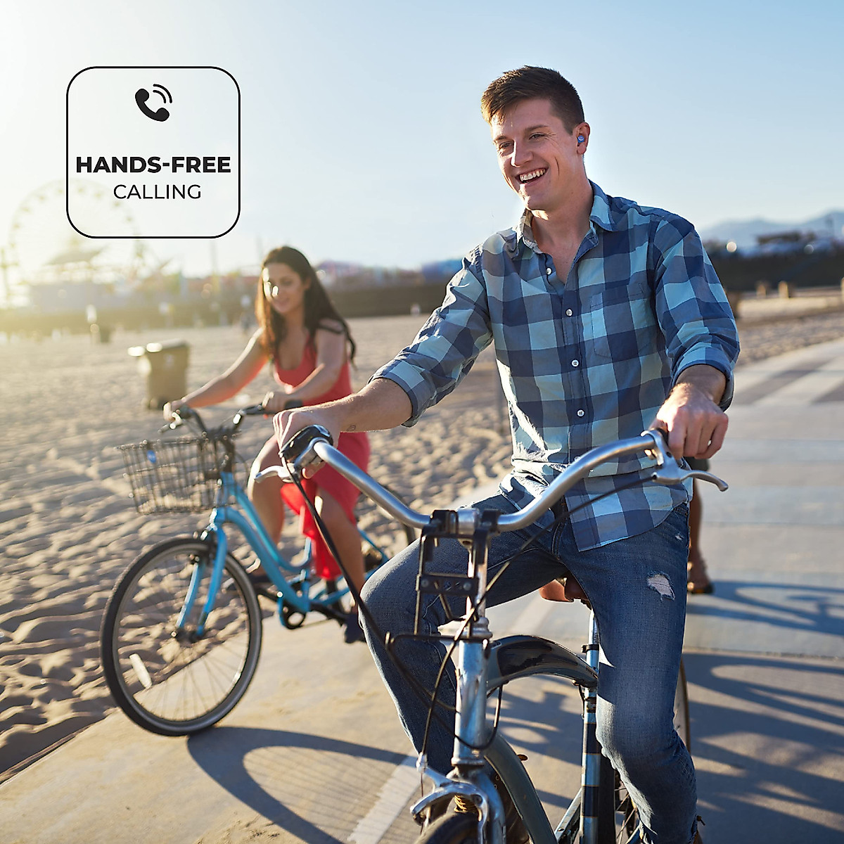 Altec Lansing NanoPods - Truly Wireless Earbuds with Charging Case, TWS Waterproof Bluetooth Earbuds with Touch Controls for Travel, Sports, Running, Working (Mint)