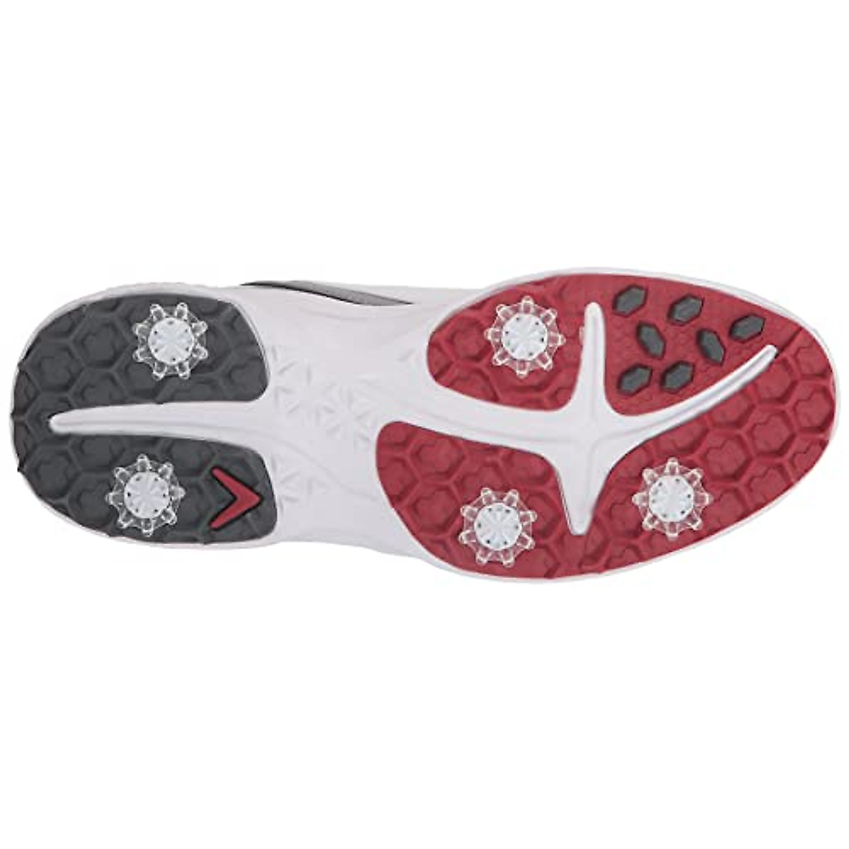 Callaway Men's Solana TRX v2 Golf Shoe, White/Grey, 10.5