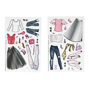 Paladone Barbie Water Bottle with Stickers | 650ml (21 fl oz) Plastic Water Bottle With A Straw | Perfect for Kids to Decorate and Bring to School