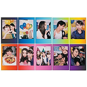 Fujifilm Instax Mini Film Rainbow - Staind Glass - Shiny Star Film -10 Sheets X 3 Assort (Taketori Store Original Goods with Instructions)