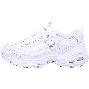 Skechers Sport Women's Women's Fresh Start Sneaker, WTRG=White Rose Gold, 8.5