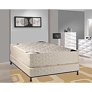 Spinal Solution 14-Inch Firm Double Sided Tight top Innerspring Fully Assembled Mattress, Good for The Back, King