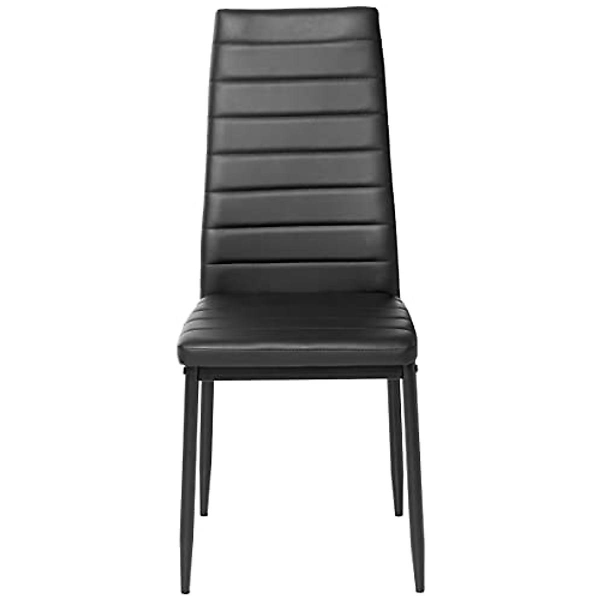 IDS Online Modern Style with Black PU Leather Dining Side Chair