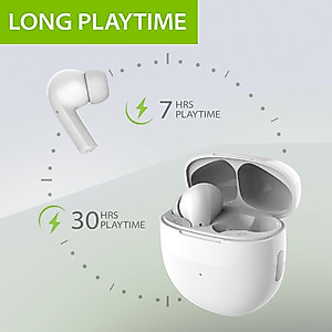 Avantree Reverb - Wireless Earbuds for PC, PS5, PS4, Computer, Laptop, Gaming with USB C Adapter Dongle, Noise Cancelling Mic & aptX Voice Bluetooth Headset for Clear Calls, aptX Adaptive Low Latency