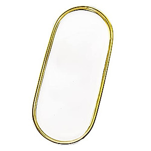 Cabilock Ceramic Tray Towel Storage Tray Jewelry Storage Plate Makeup Organizer Bathroom Storage Plate Vessel Sink Vanity Tabletop Storage Tray Coffee Table Ceramics Decorative Plates