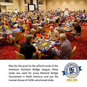 Baron Barclay The Official American Contract Bridge League (ACBL) Playing Cards - 1 Dozen Decks - Bridge Sized - Plastic Coated