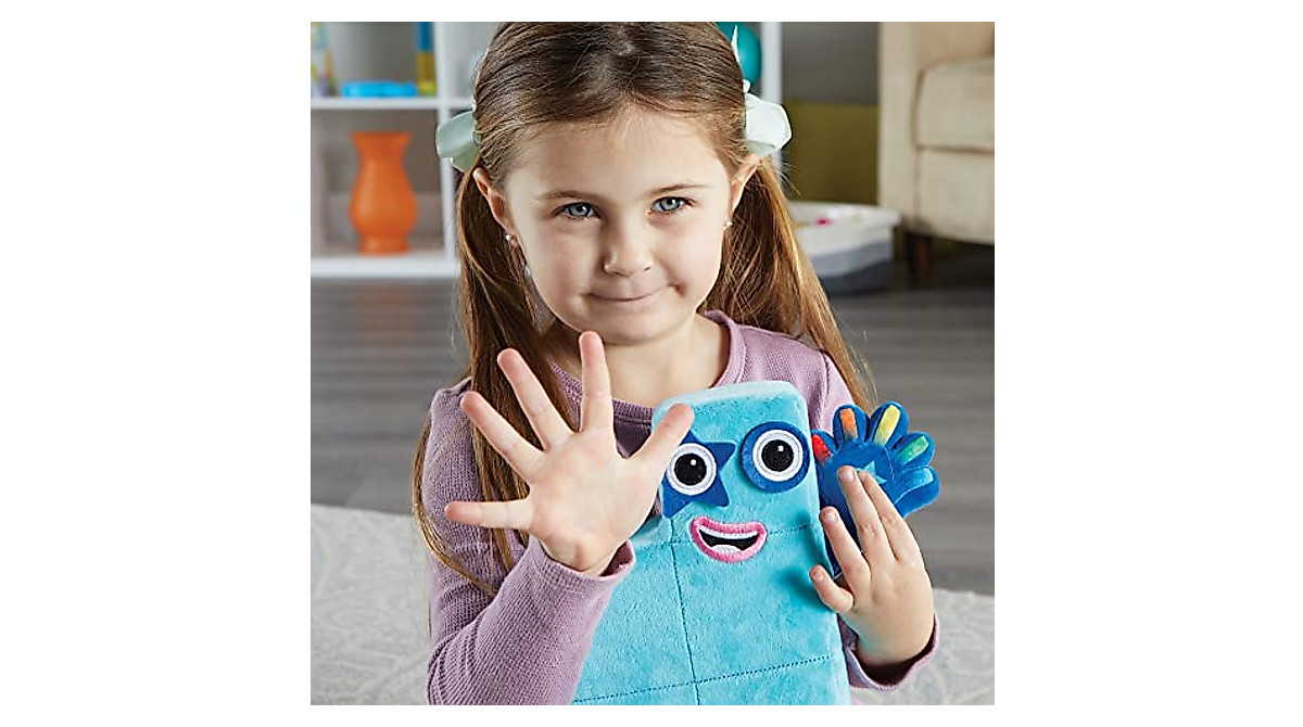 Sing-Along Numberblock Five Plush | Musical Interactive Toy