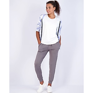 Real Essentials 3 Pack: Womens Dry Fit Athletic Active Lounge Jogger Sweatpants Sweat Pants Teen Workout Gym Yoga Track Running Casual Ladies Pockets Cuffed Soft Lightweight Exercise - Set 3, XXL