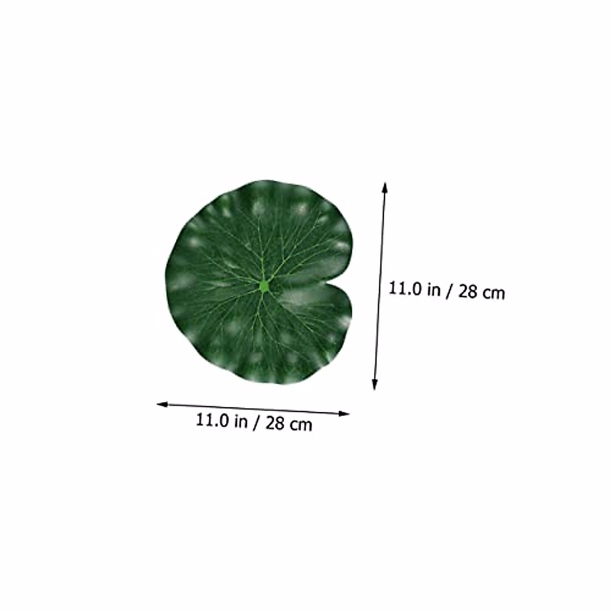 Totority 15pcs Simulated Lotus Leaf Artificiales para Artificial Plants Leaf Decor Artificial Foliage Stem Artificial Pond Plants Lilly Pads Fish Tank Ornament Photo Props