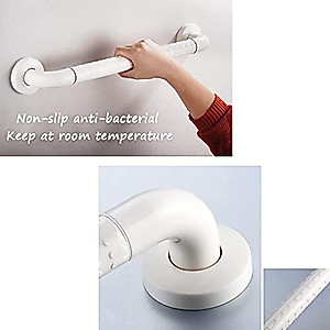 CRODY Grab Bars for Bathroom, Bar Shower Handle, Stainless Steel Safety Hand Rail Support for Elderly, Bathroom Safety Bar Non-Slip Straight Handrail, Stairway Handrail, Towel Rack Toilet Auxiliary/42