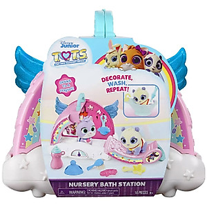 Disney Junior T.O.T.S. Nursery Bath Station, 10-pieces, Pretend Play, Kids Toys for Ages 3 Up by Just Play