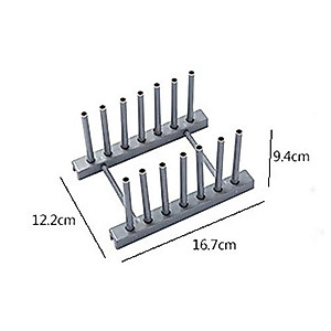 XJJZS Kitchen Organizer Pot Lid Rack Stainless Steel Spoon Holder Pot Lid Shelf Cooking Dish Rack Pan Cover Stand Kitchen Accessories (Color : C)