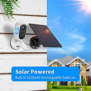 Hiseeu Security Camera Wireless, 2K Home Camera Outdoor & Indoor, Battery Powered Surveillance Camera, PIR Motion Detection, Two-Way Audio, Night Vision