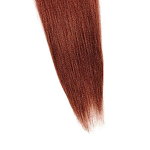 Remy Blue Pre Stretched Braiding Hair, 26 Inch 6 Packs Ginger Braiding Hair Professional Box Braiding Hair Itch Free, Hot Water Setting Twist Synthetic Braiding Hair Extensions(26, 350#)