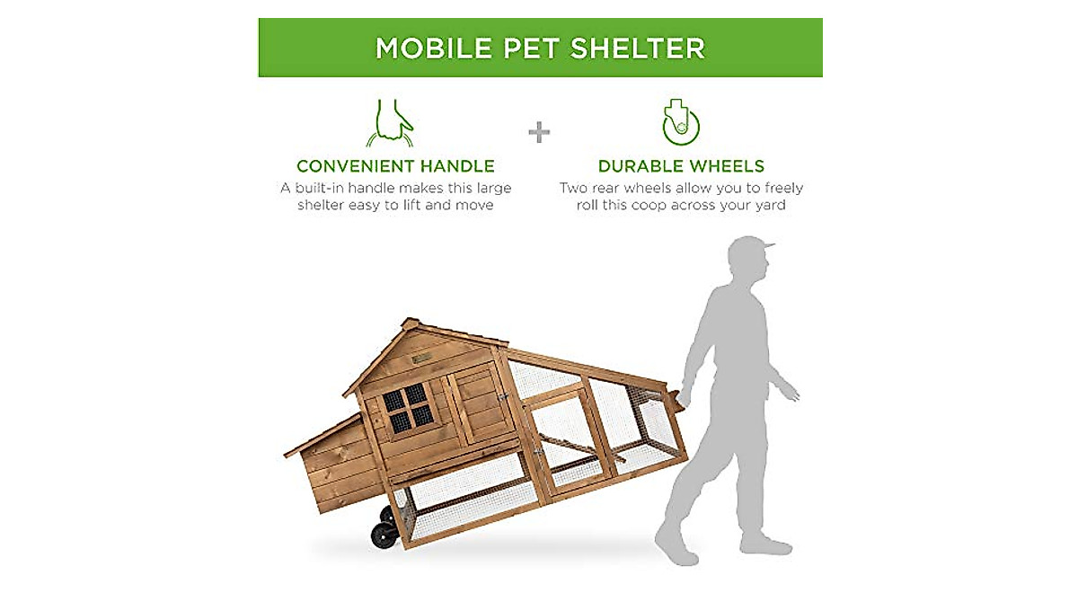 Best Choice Mobile Chicken Coop for 3-5 Hens