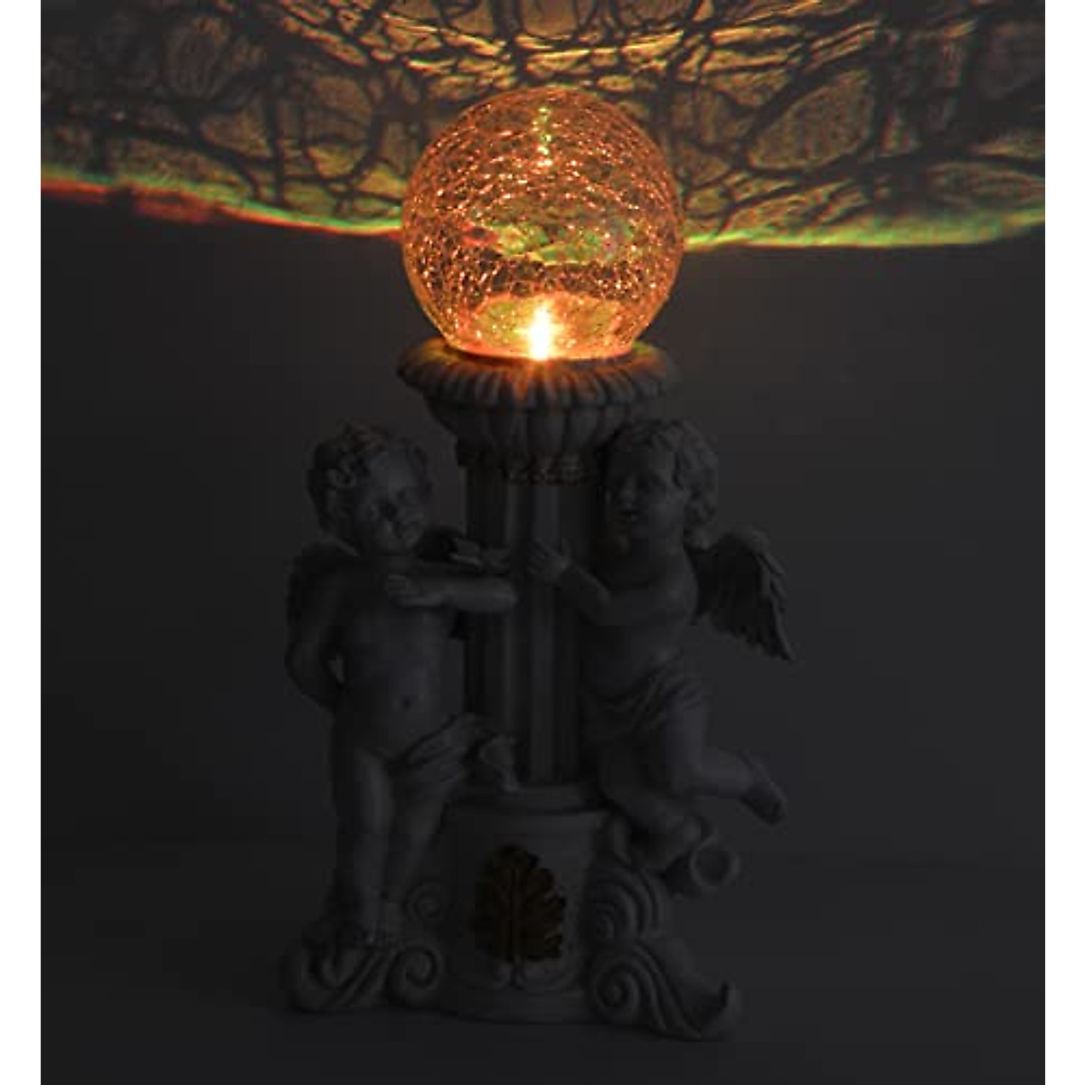 HOMESHINE Solar Garden Statues and Sculptures Angels Figurine Decoration Outdoor Decor Lights 12 Inch