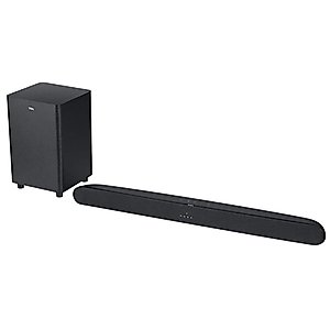 TCL Alto 6+ 2.1 Channel Roku TV Ready Home Theater Sound Bar with Wireless Subwoofer and Bluetooth – TS6110, 31.5-inch, Black (Renewed)