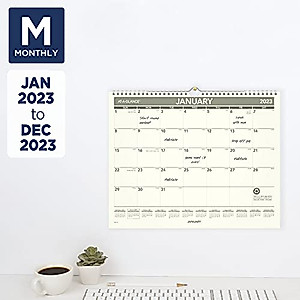 AT-A-GLANCE 2023 Wall Calendar, 15" x 12", Medium, Monthly, Recycled (PMG7728)