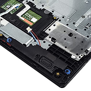 Replacement Upper Palmrest Keyboard with Touchpad for Lenovo ideaPad 320-15 320-15ABR 320-15IAP 320-15IKB 320S-15ISK 320S-15IKB 330-15IKB 330-15IGM 330-15AST 330-15ARR Series Laptop US Layout - Gray