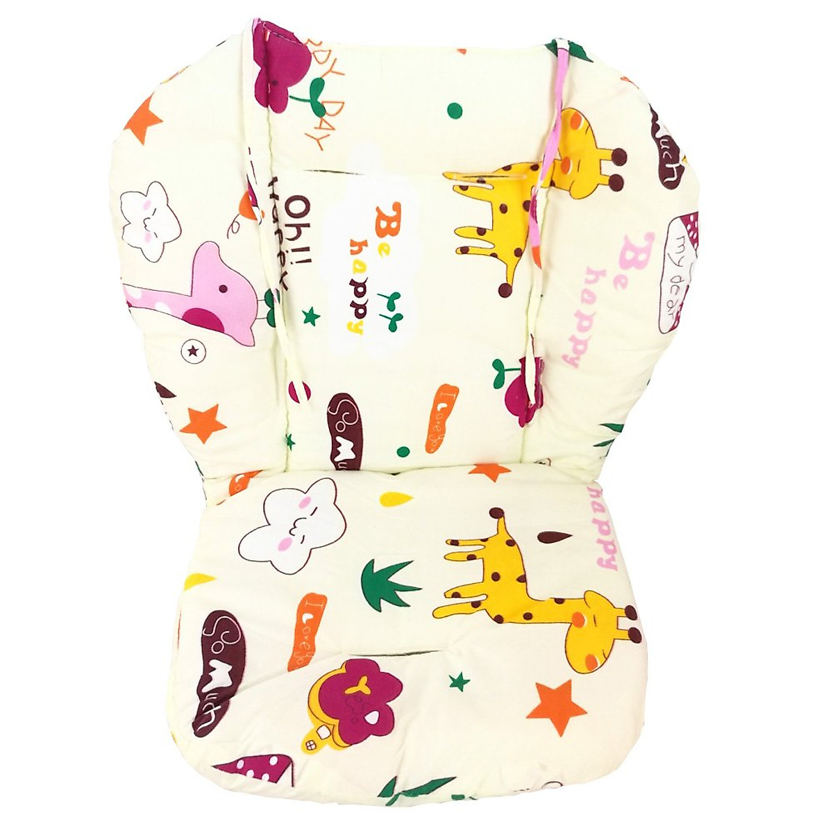 High Chair Cushion, High Chair Pad/seat Cushion/Baby High Chair Cushion,Soft and Comfortable,Light and Breathable,Make The Baby More Comfortable (Pink Deer Pattern)