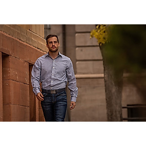 GRIP6 Classic Belt - 1.5-Inch Adjustable Nylon Belts - Versatile Lifestyle and Tactical Belt for Men and Women - Made in the USA (Gunmetal) *OLD SIZE*