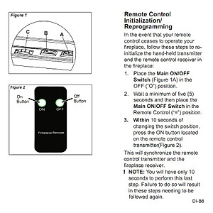 Replacement for Dimplex Fireplace Heater Remote Control DFG2562 DFG2562SS DFG253A