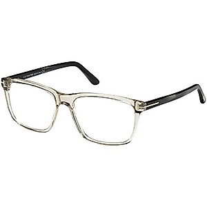 Eyeglasses Tom Ford FT 5479 -B 020 grey/other, Transp. Grey W. Grey Striped Blue Horn Temples/ Bl, 56/16/145