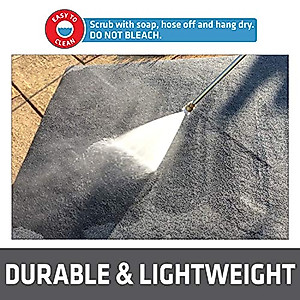 Drymate Premium Reversible Gas Grill Mat (Charcoal/Brown), (36” x 60”), Under The Grill Protective Deck and Patio Mat - Absorbent/Waterproof/Durable (Made in The USA)