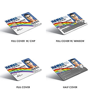 Debit Card Skin Cover Sticker - Driver License 4Pcs Credit Card Sticker Protecting & Personalizing Bank, EBT, Metro, Key Card - No Bubble, Slim, Waterproof, Removable