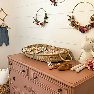 Floral Crib Sheet and Changing Pad Covers