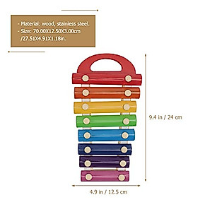 Balacoo 1set Bird Xylophone Toy Parrot Hanging Wood Music Toys Chicken Coop Pecking Toy Parrot Parakeets Molar Tearing Toys for Parrots Parakeets