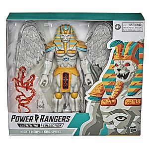 Power Rangers Lightning Collection Monsters Mighty Morphin King Sphinx 8-Inch Premium Collectible Action Figure Toy with Accessories