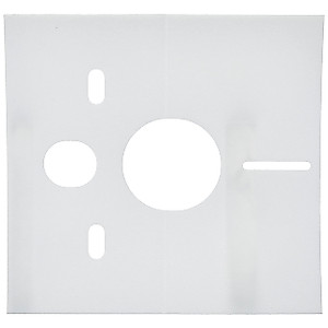 Sanit Soundproofing Kit for Wall-Hung Toilets and Bidets, Set of 1, White, 16.002.00 0000