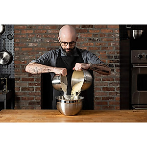 Babish Stainless Steel Mixing Bowl Set, 3-Piece