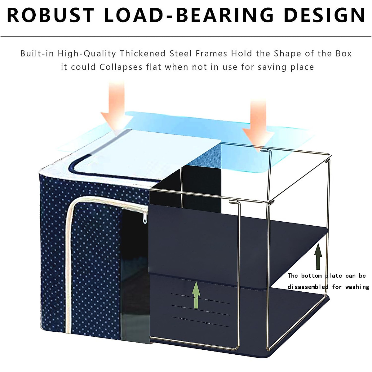 ® Under Bed Storage Fabric Storage Bins Large Closet Organizers and Storage for Clothes