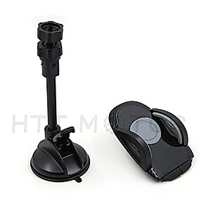 HTTMT 3R1030-360°Car Windshield Dashboard Mount Holder Stand Universal Compatible with Cell Phone iPhone8