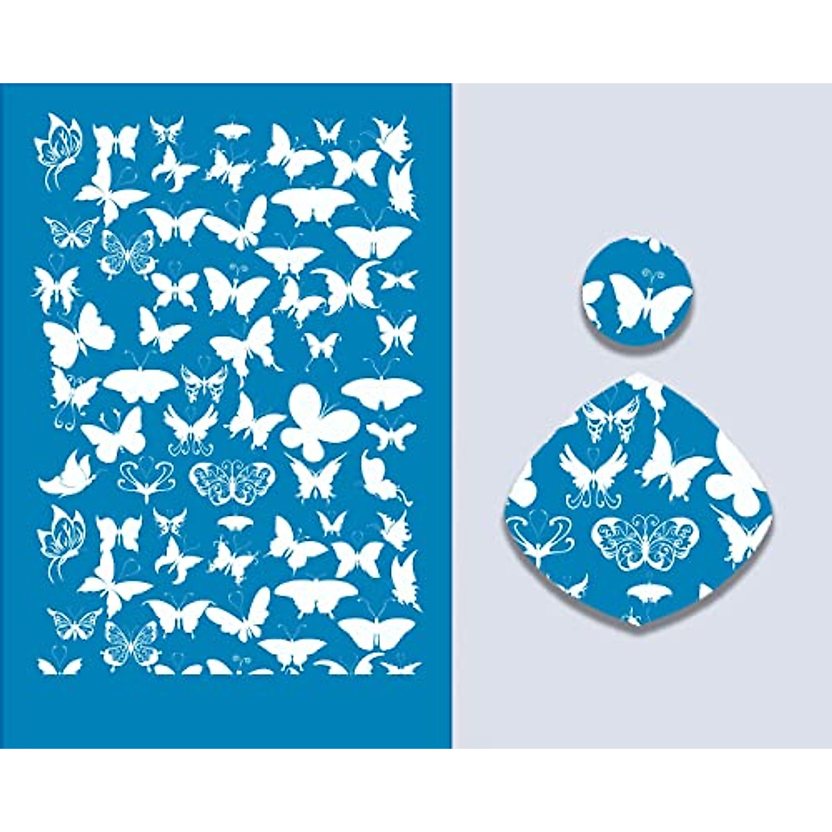 Butterfly Silkscreen Stencil for Polymer Clay - Silk Screen Printing for Polymer Clay Earrings- Polymer Clay Silk Screen Tool- Jewelry Earring Silk Screen (BCW410)