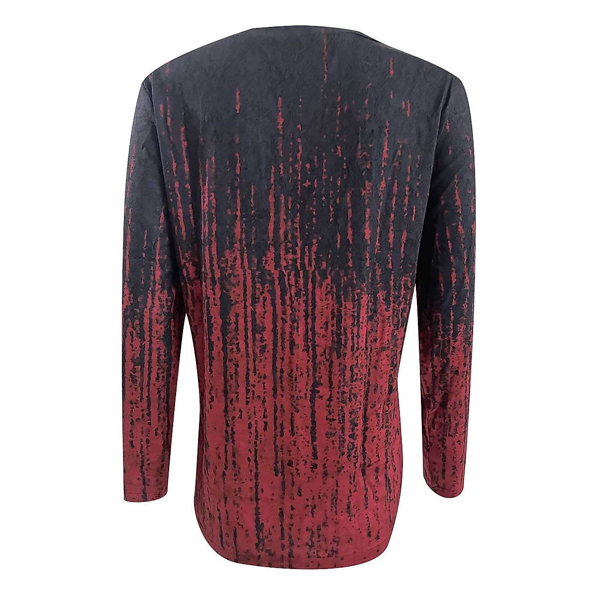 SMIDOW Womens Ethnic Style Long Sleeve Tops 2024 Trendy Spring Shirts v Neck Loose Comfy Pullover Tops Blouse Dressy Casual