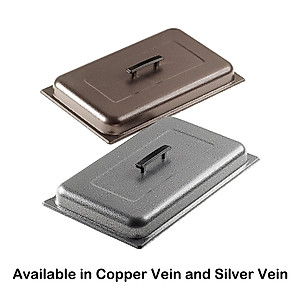 Sterno 70114 WindGuard Chafing Dish Lid, Silver Vein