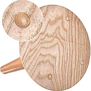 BarvA Big Wood Yarn Holder Set Advanced Metal Twirling Mechanism Lazy Susan Stand Ball Spindle Sewing Crocheting Tool Wool Cord Organizer Ribbon Storage Knitting Embroidery Thread Crochet Accessories